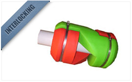 Interlocking Pipe Floats - Scottco Marine